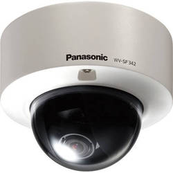 Panasonic WV-SF342 H.264 Vandal-Resistant Fixed Dome Network Camera (NTSC)