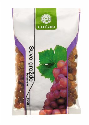 SUVO GROZDJE LUCAR 100G
SUVO GROZDJE LUCAR 100G