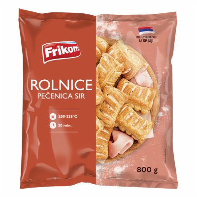 SMRZNUTE ROLNICE PECENICA I SIR FRIKOM 800G
SMRZNUTE ROLNICE PECENICA I SIR FRIKOM 800G