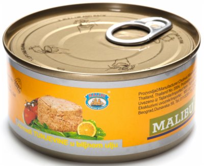 TUNA KOMADI U BILJNOM ULJU MALIBU 170G
TUNA KOMADI U BILJNOM ULJU MALIBU 170G