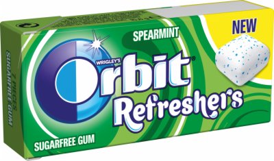 ŽVAKE REFRESHERS SPEARMINT ORBIT 15.6G
ŽVAKE REFRESHERS SPEARMINT ORBIT 15.6G