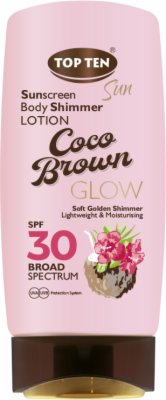 LOSION COCO BROWN SHIMMERING SPF30 TOP TEN 180ML
LOSION COCO BROWN SHIMMERING SPF30 TOP TEN 180ML