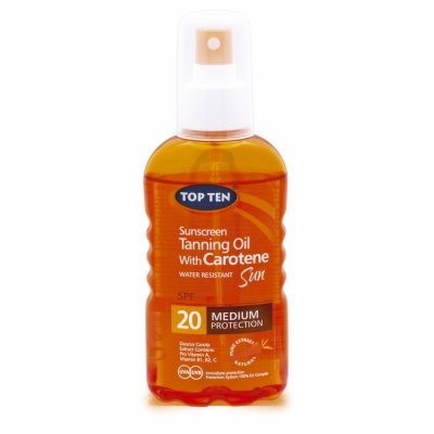 ULJE ZA SUNCANJE CAROTENE SPF20 TOP TEN 180ML
ULJE ZA SUNCANJE CAROTENE SPF20 TOP TEN 180ML