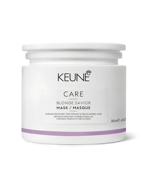 Keune Care Blonde Savior Mask 200ml – maska za plavu, oštećenu kosu