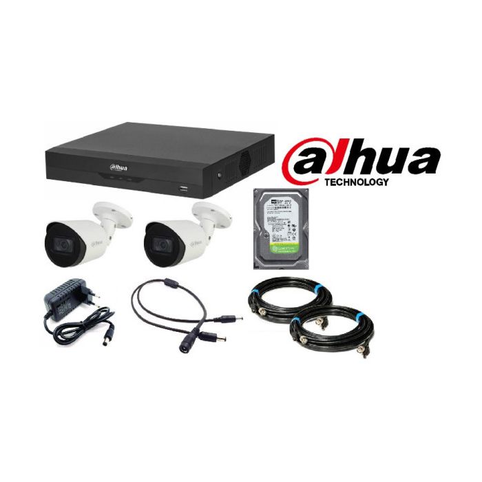 Dahua SET-02 * Kamere + DVR FULL HD 1TB, gotov kabl 2x10m