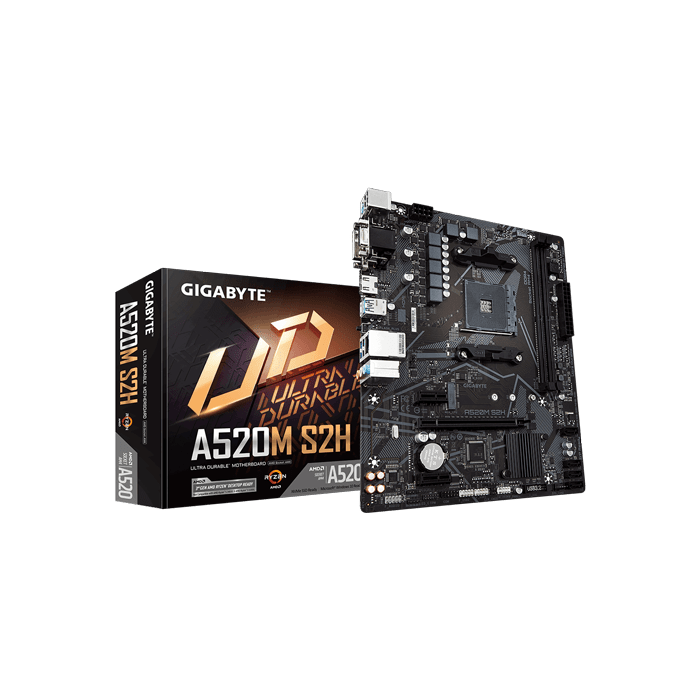 Matična ploča GIGABYTE A520M S2H (rev. 1.0) AMD, AMD® AM4, AMD® A520