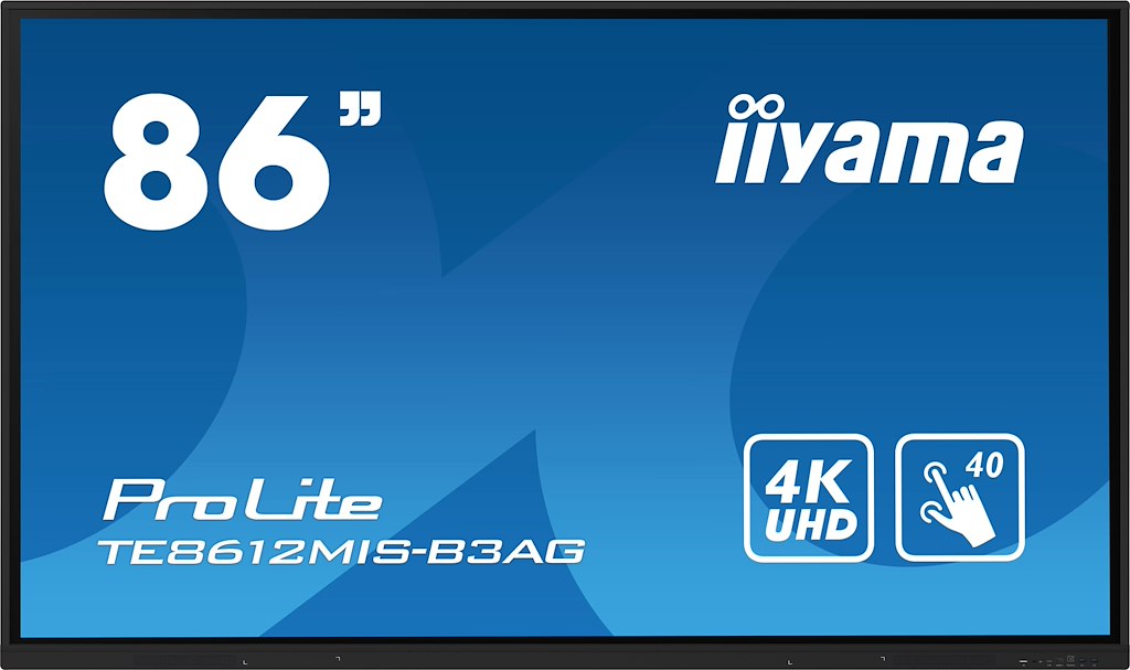 Iiyama ProLite TE8612MIS-B3AG VA 4K interaktivni touch ekran 85.6""