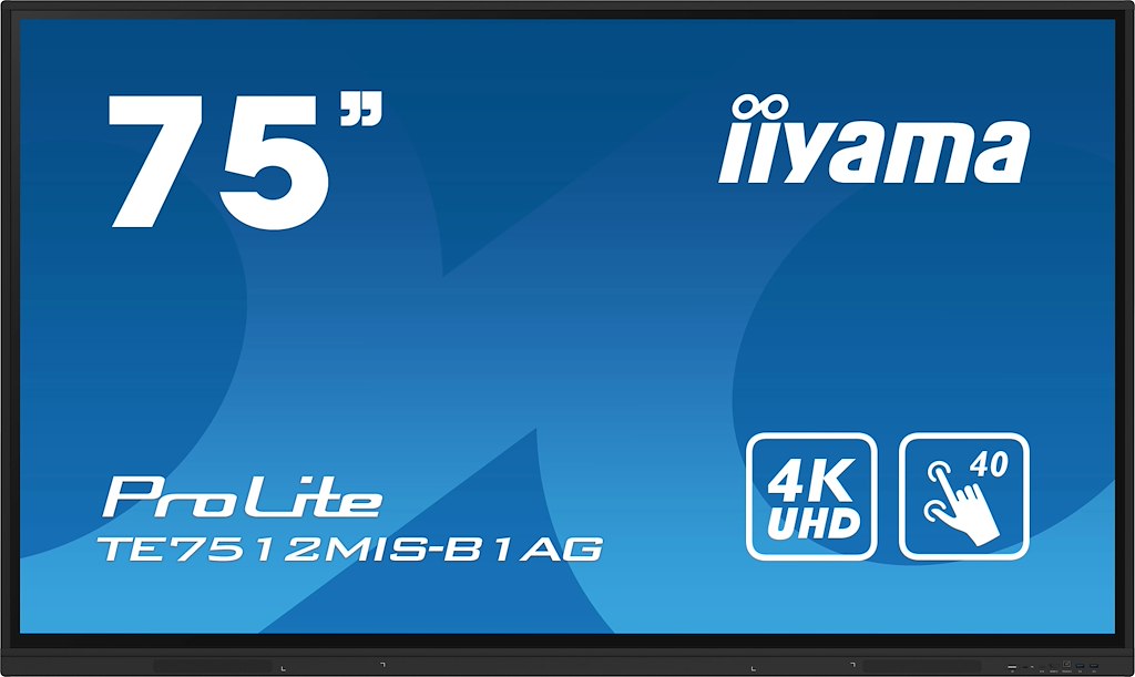 Iiyama ProLite TE7512MIS-B1AG IPS 4K interaktivni touch ekran 75"