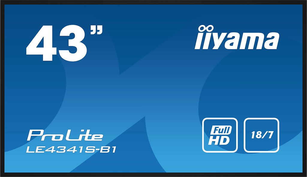 Iiyama ProLite LE4341S-B1 IPS Digital Signage Display 42.5"