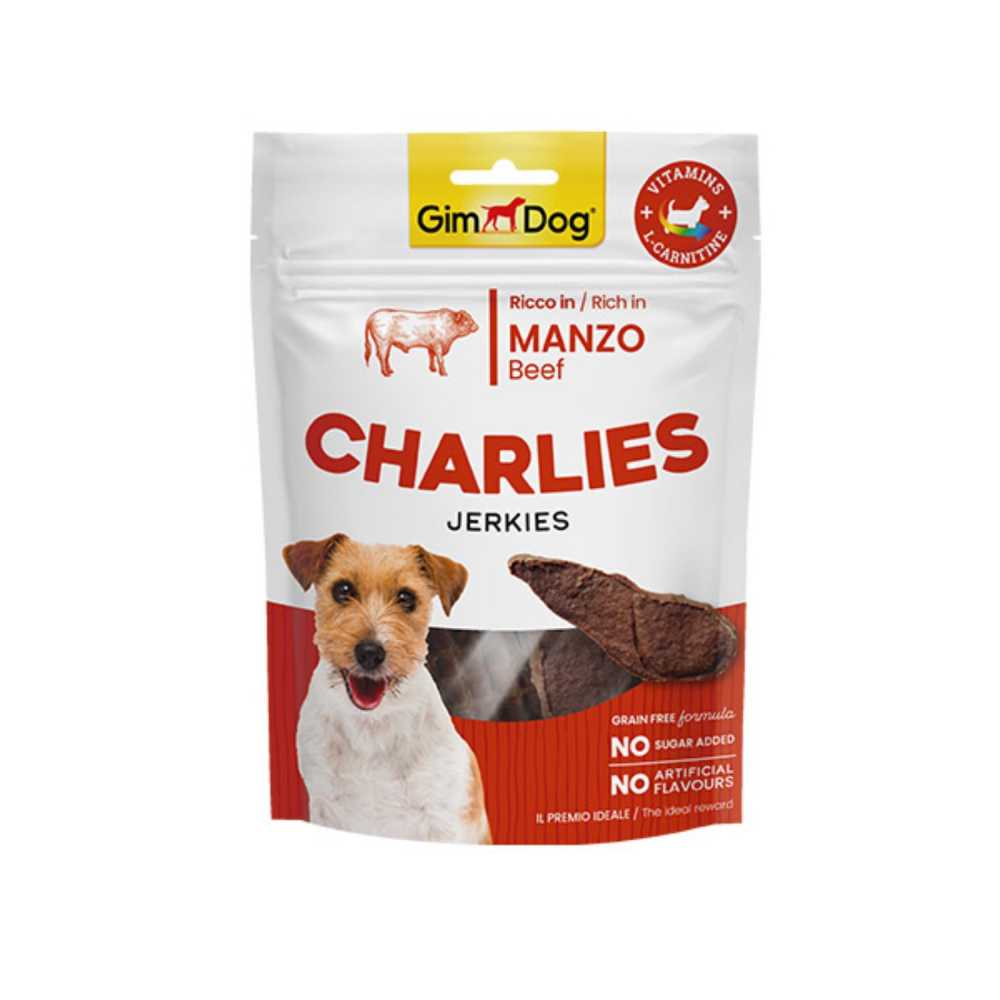 GimDog Charlies Jerkies - Govedina 70g