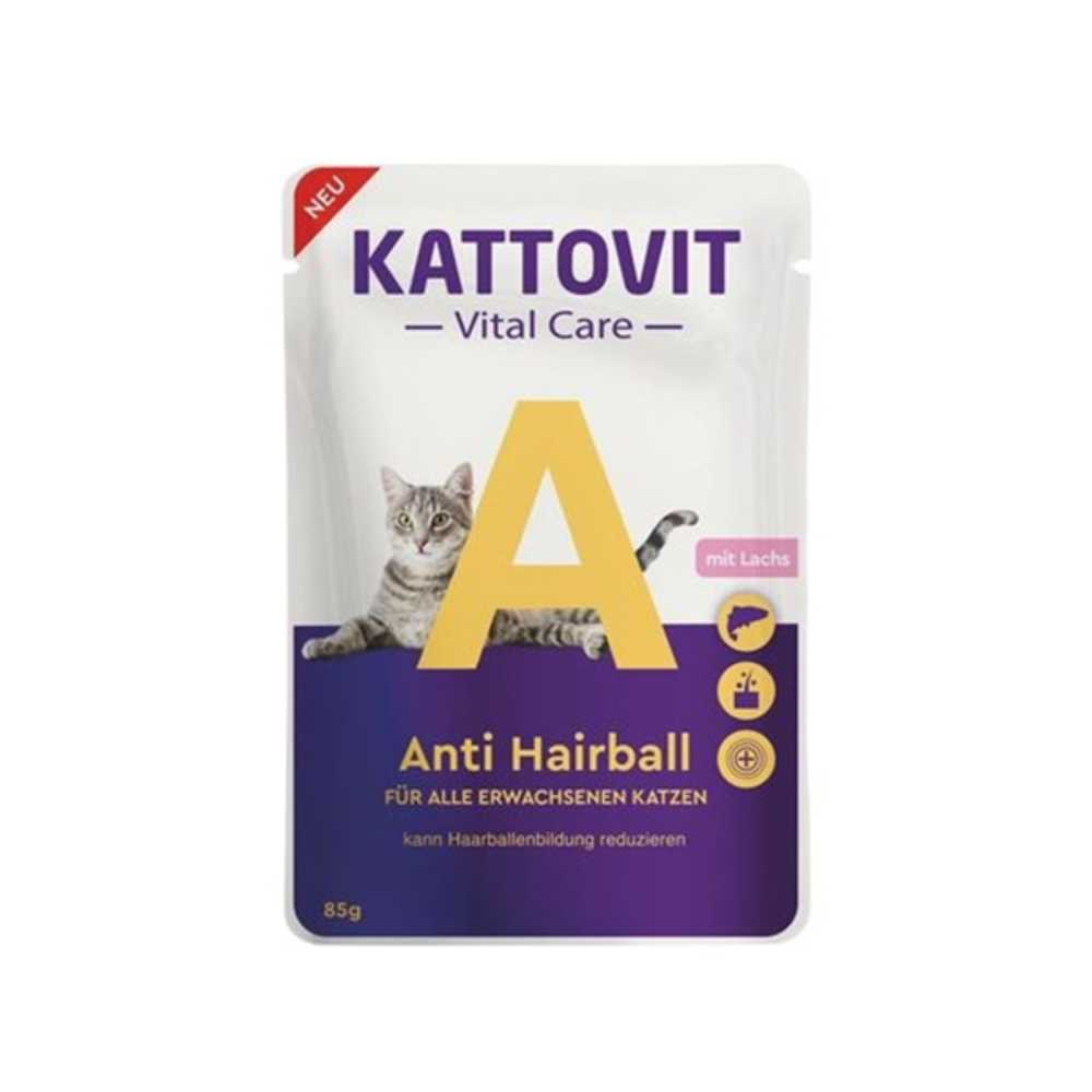 Kattovit Vital Care sos za mačke - Anti hairball losos 85g