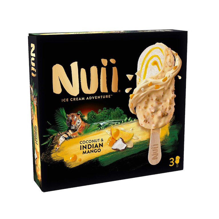 Sladoled nuii indian mango 3x90ml