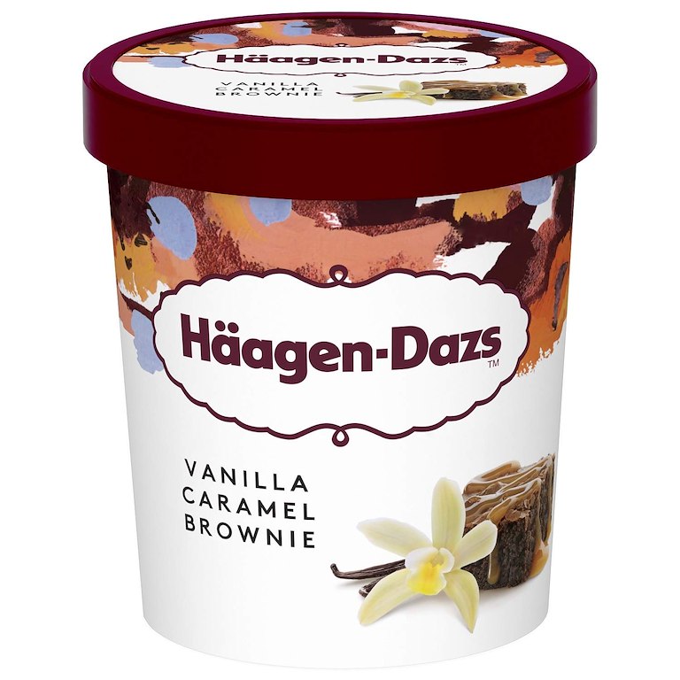 Sladoled haagen dazs vanila caramel brownie pint 460ml