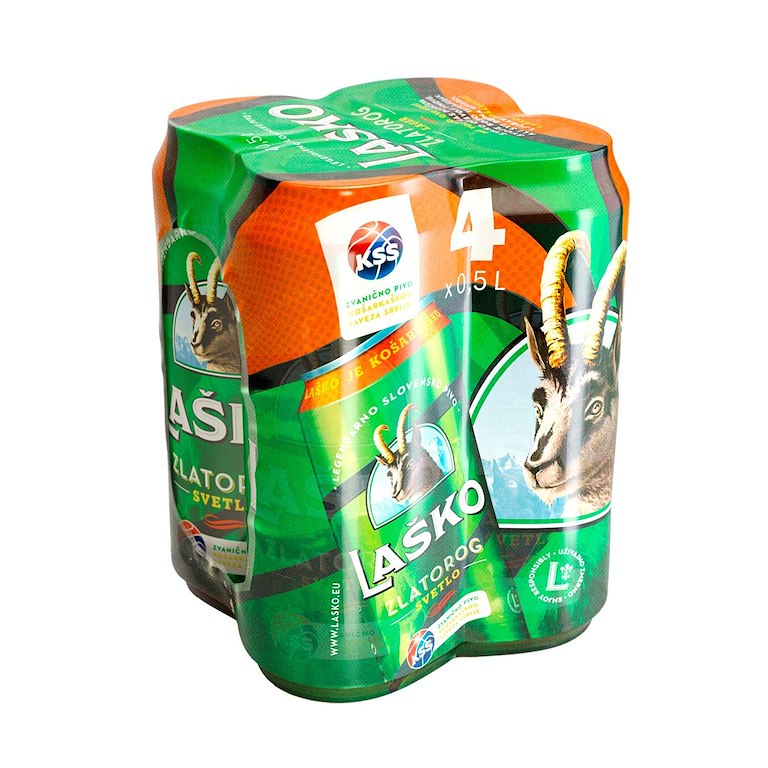 pivo laško fourpack 4x0,5l can Laško