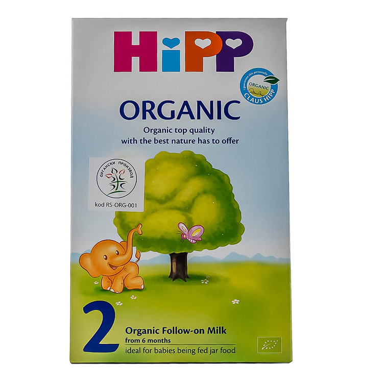 Hipp 2 prelazno mleko za odojčad organic 300g