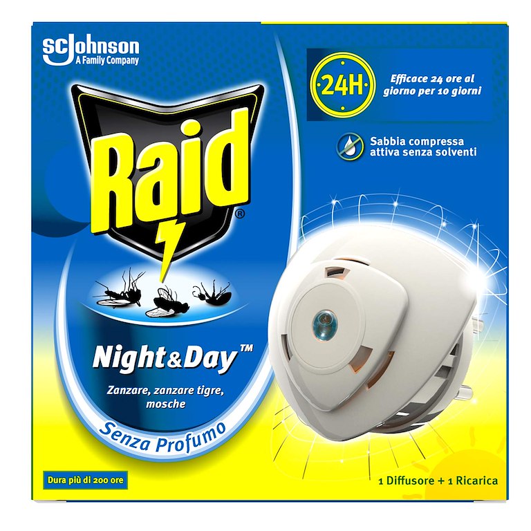 Raid Night&Day aparat protiv komaraca 1 punjenje