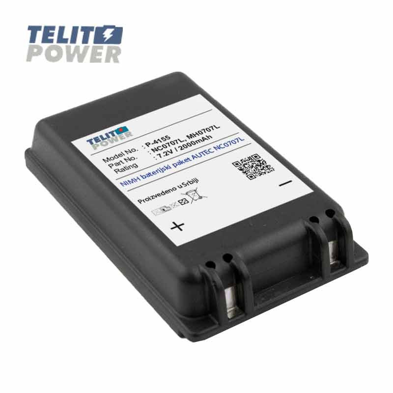 Baterija NIMH 7.2V 2000mAh za daljinski upravljač krana AUTEC NC0707L