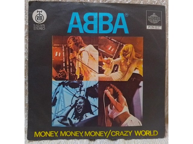 ABBA - Money, Money, Money / Crazy World 7``