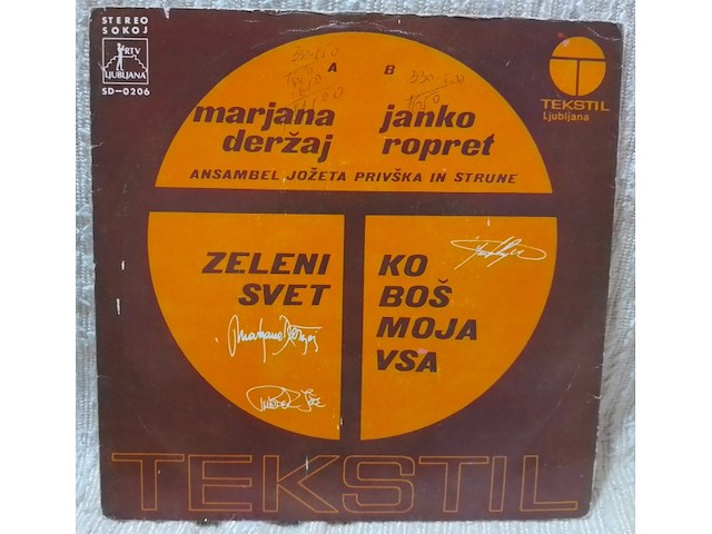 Marjana Deržaj / Janko Ropret - Zeleni Svet 7``