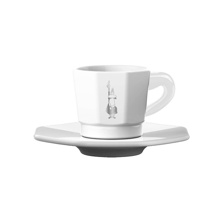 Bialetti Perfetto Moka white set 4 espresso šoljice