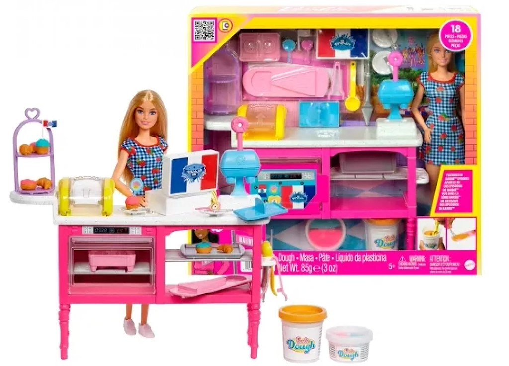 BARBIE SET LUTKA I BUDDYS CAFFE