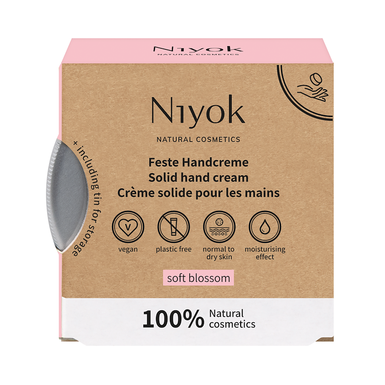 Niyok čvrsta krema za ruke - Soft blossom, 50 g