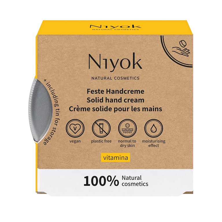 Niyok čvrsta krema za ruke - Vitamina, 50 g