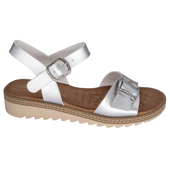 Ženske sandale S2581 (Silver)