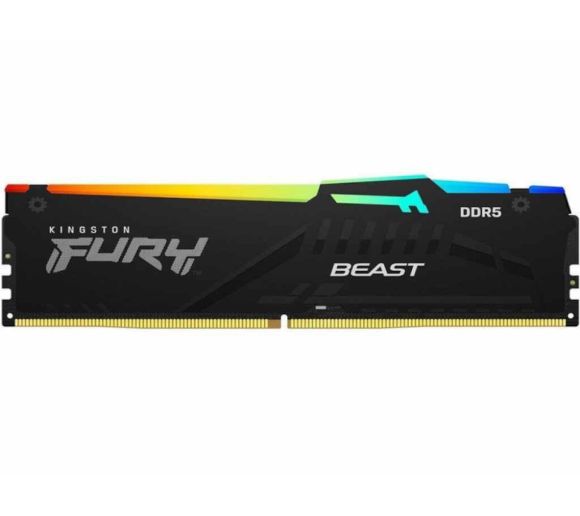 Kingston - Memorija KINGSTON 16GB/DIMM/DDR5/6800MHz/CL34/FURY Beast RGB EXPO