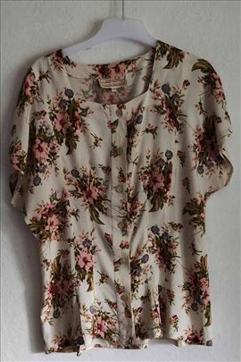Vintage ASTIBO cvetna strukirana bluza br.38