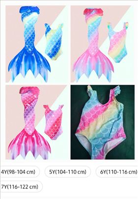 Sirena kupaći kostim+rep