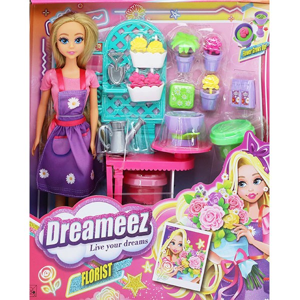 Dreameez Florist Set s lutkom FU10157