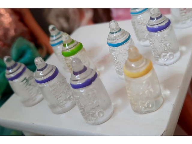 Set od 3 flašice za bebe barbike i druge lutke