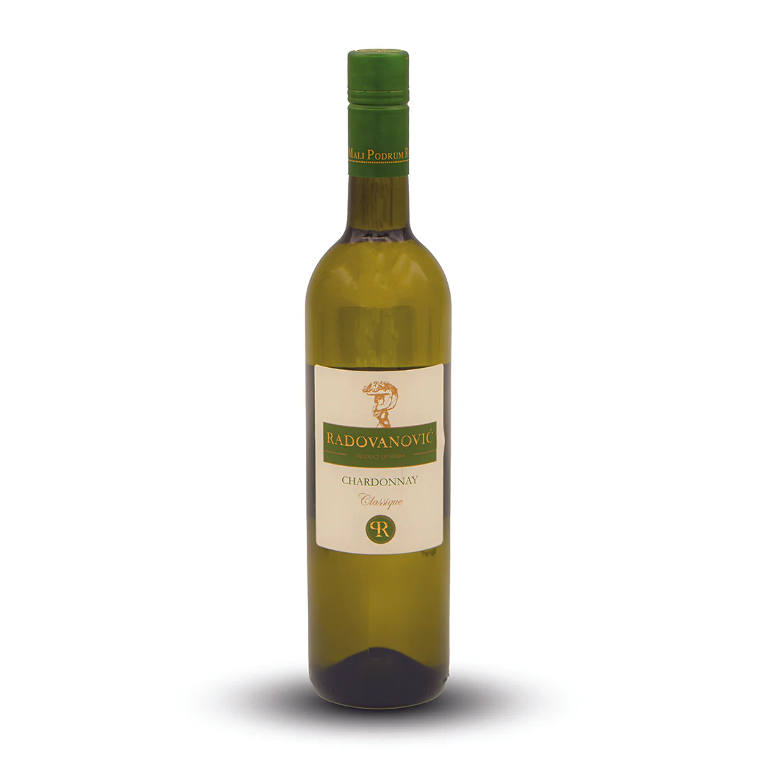 Belo vino CHARDONNAY CLASSIQUE Podrum Radovanović 0,75l