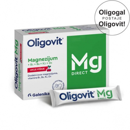 OLIGOVIT MG DIRECT PRAŠAK ZA ORALNU UPOTREBU 14 KESICA