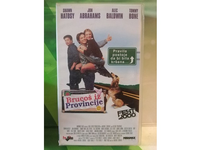 Brucoš Iz Provincije - Alec Baldwin / Tommy Bone /VHS /