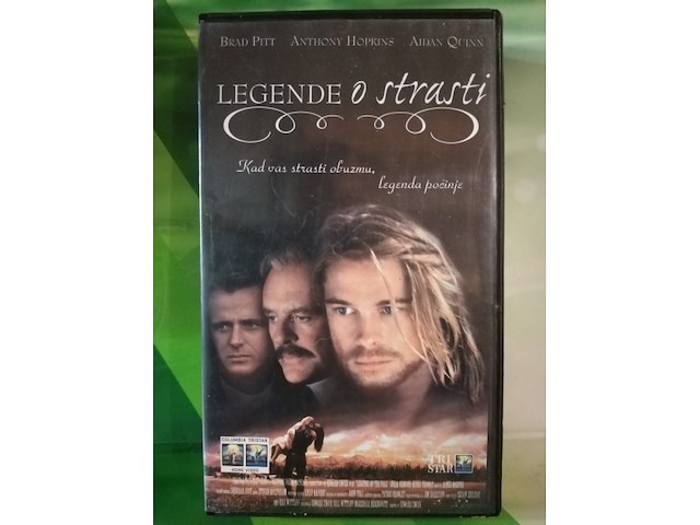 Legende o Strasti - Brad Pitt / Anthony Hopkins / VHS /