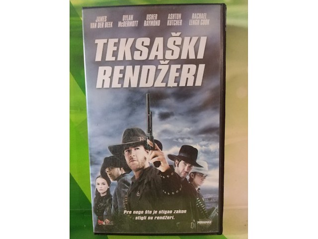 Teksaški Rendžeri - Ashton Kutcher / VHS /