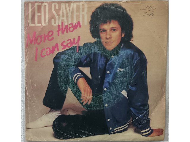 LEO  SAYER  -  MORE  THAN  I  CAN  SAY