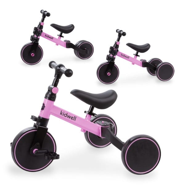 Tricikl – balans bicikl Kidwell 3u1 Pico – roze, 7928