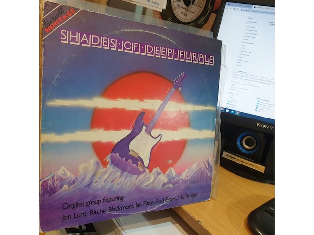 Deep Purple ‎– Shades Of Deep Purple, LP, Sweden