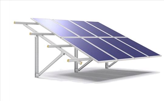 Konstrukcija za montazu dva solarna panela