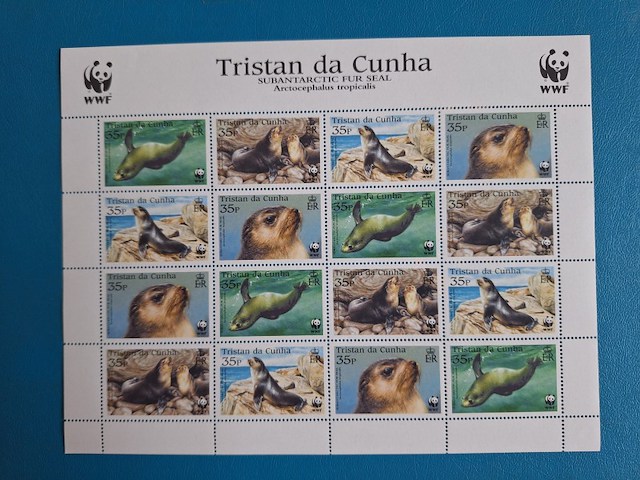 Tristan da Cunha 2004 cist blok-tabak WWF