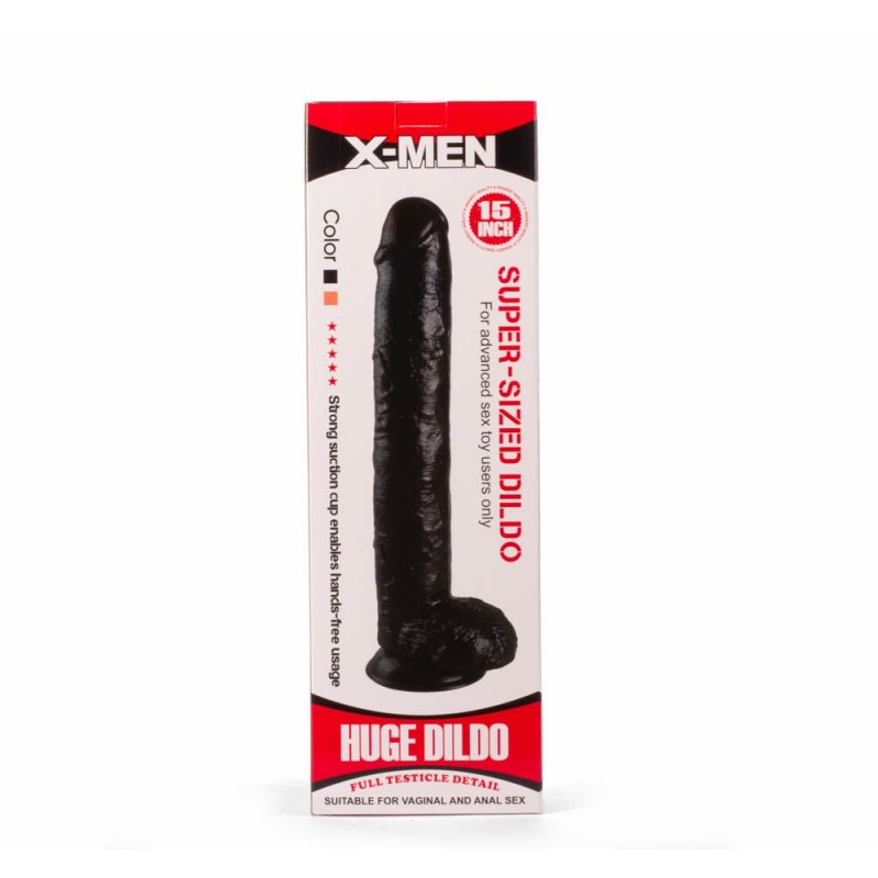 X-MEN 15" Super-Sized Dildo Black, XMEN000088/ 6590