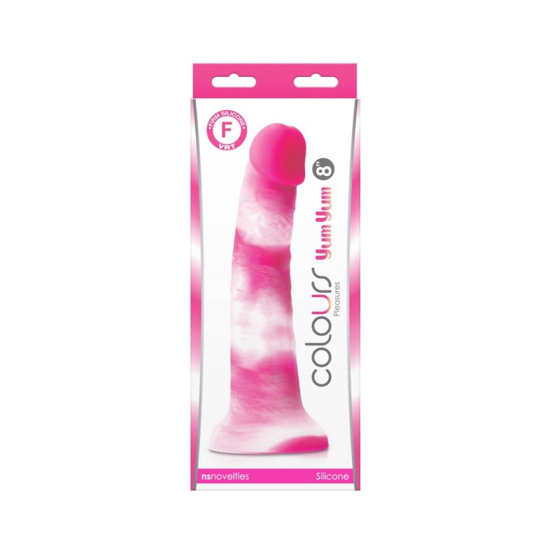 Colours Yum 8" Dildo - Pink, NSTOYS0869 / 7263