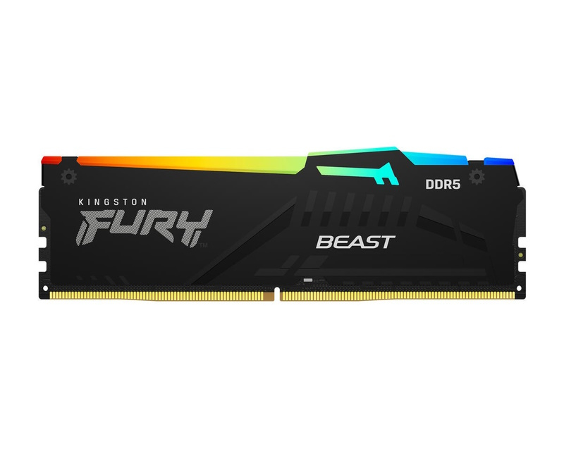 KINGSTON DIMM DDR5 16GB 6400MT/s KF564C32BBEA-16 FURY Beast Black RGB EXPO