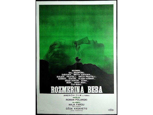 ROZMARINA BEBA (1968) Roman Polanski PLAKAT