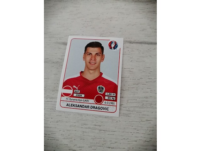 Sličice EURO 2016 br.633 - Aleksandar Dragović