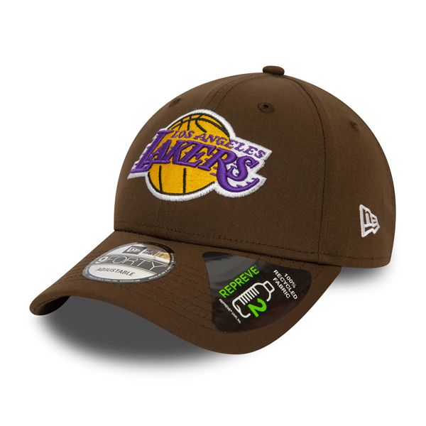NBA LA LAKERS REPREVE 9FORTY ADJUSTABLE CAP 'BROWN'