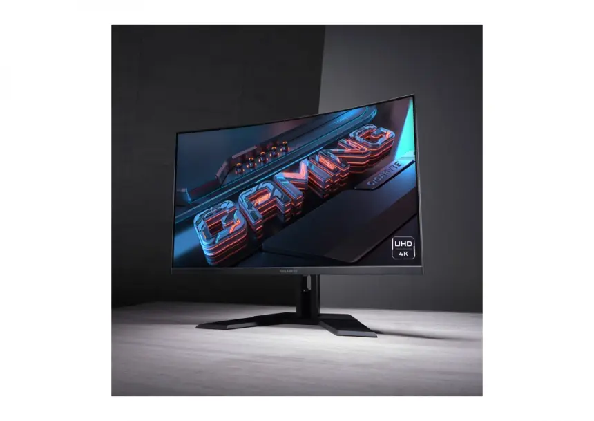 Zakrivljeni gaming monitor Gigabyte M32UC EK 31.5” - 4K UHD, 144 Hz, SS VA (OC 160 Hz), 1500R, HDMI DP USB-C, Freesync